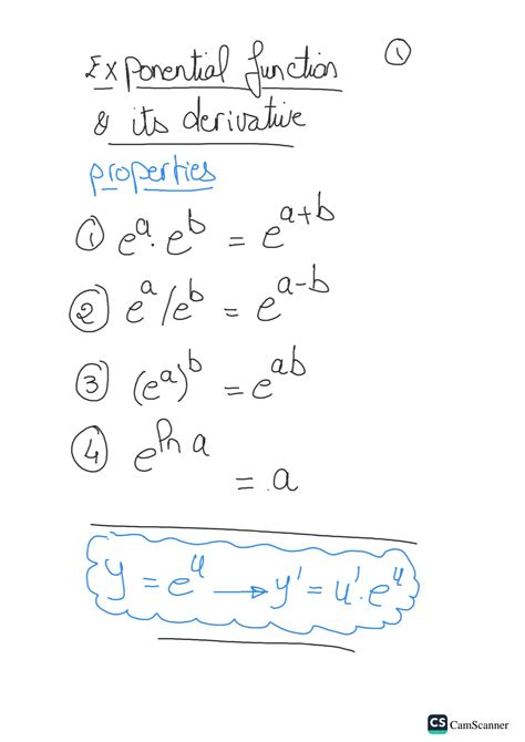 SOLUTION Differentiation Of Exponential Functions Math Studypool