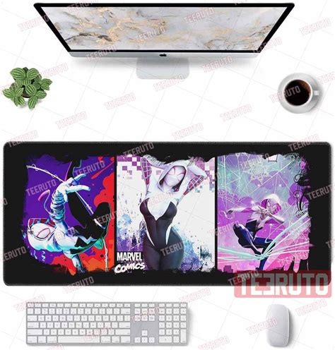 Gwen Stacy Spider Man Across The Spider Verse Mouse Mat Teeruto