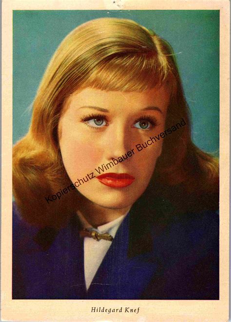 Postkarte Hildegard Knef 1925 2002 Von Knef Hildegard Signatur