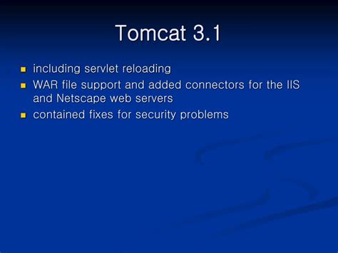 Ppt Apache Jakarta Tomcat Powerpoint Presentation Free Download Id5031554