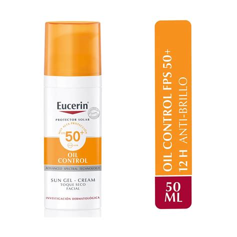 Eucerin Bloqueador Facial Gel Fps 50 X 50 Ml Oil Control Toque Seco Alara
