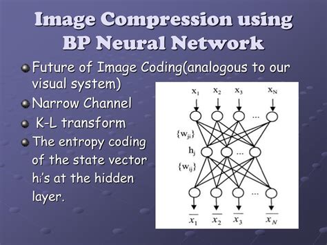 Ppt Image Compression Using Neural Networks Powerpoint Presentation