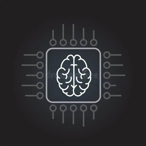 Microprocessor Outline Stock Illustrations 3 145 Microprocessor