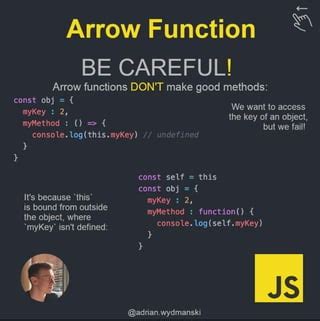 Arrow Functions In Javascript Pdf Web Development Internet