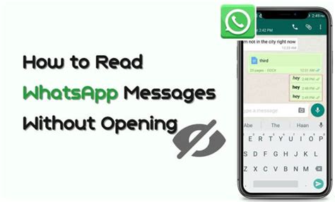 [Android & iOS] How to Read WhatsApp Messages Without Number
