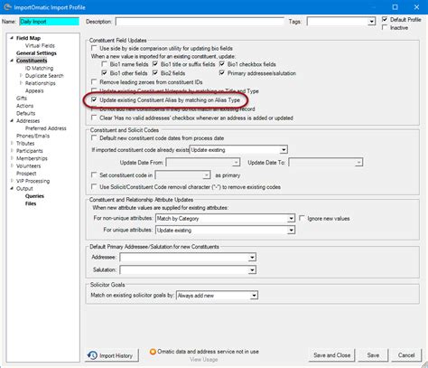 How To Update An Alias In Raisers Edge