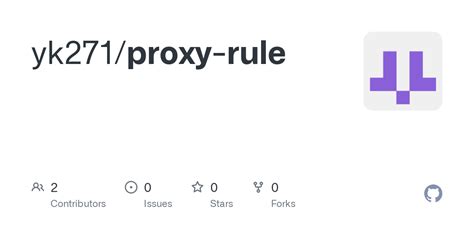 Github Yk271proxy Rule