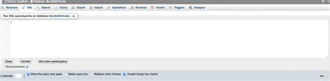 PhpMyAdmin Run MySQL Query Tutorial SiteGround Tutorials