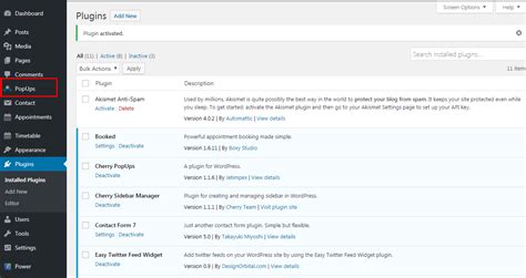 how to create a facebook like box popup in wordpress template monster
