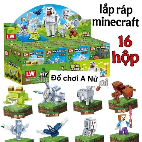 Tray Of 16 Minecraft Assembly Boxes New Model Minecraft Assembly Model Toys Shopee Philippines