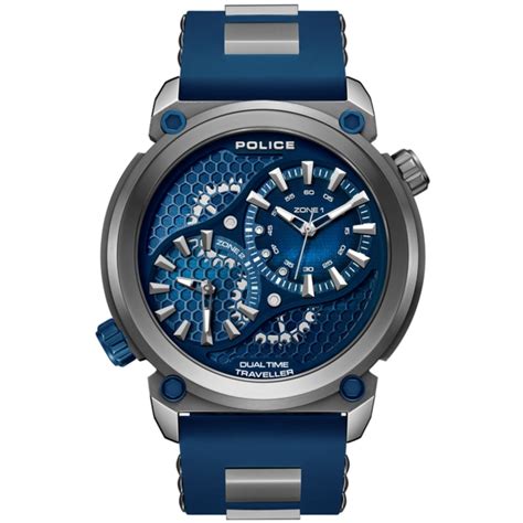 Police Mens Watch Police Mens Watch Boa Pewgm0071803 Silicone Dark