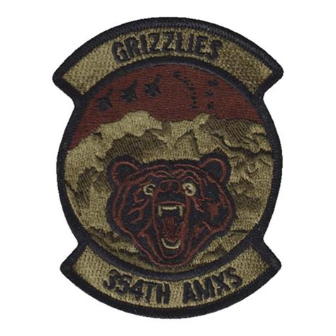 354 Amxs Grizzlies Ocp Patch 354th Maintenance Squadron Patches
