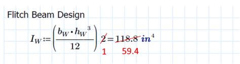 Flitch Beam Design Method Eng Tips