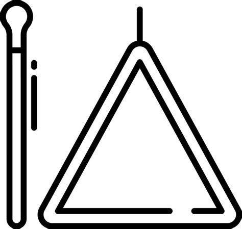 Premium Vector Triangle Outline Vector Illustration