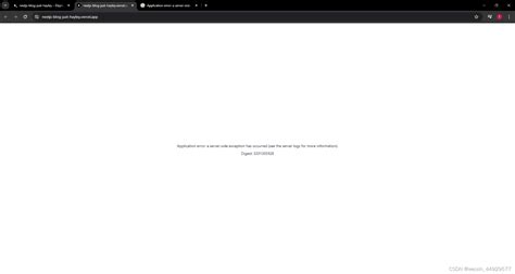 Vercel Deploy Nextjs Project Error Url Link Env Variableapplication Error A Server Side