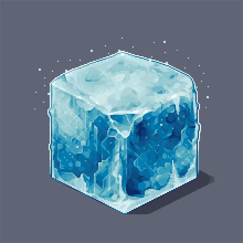 Ice Block R Pixelart