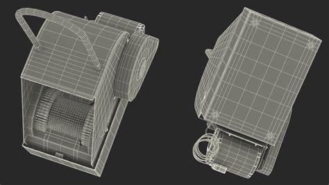 Electric Red Boot Cleaner 3d Model 29 3ds Blend C4d Fbx Max Ma