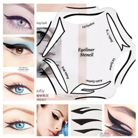 Cat Eye Makeup Printable Stencil Saubhaya Makeup