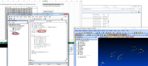 Export Points Into Femap From Excels Via Macro Eng Tips