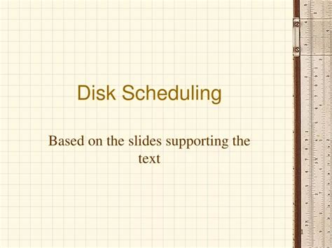 Ppt Disk Scheduling Powerpoint Presentation Free Download Id9570397