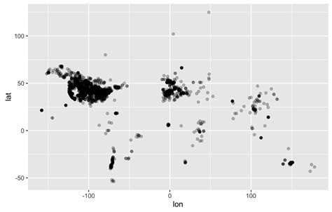Mapping with ggplot stat binhex maps Santiago Beguería