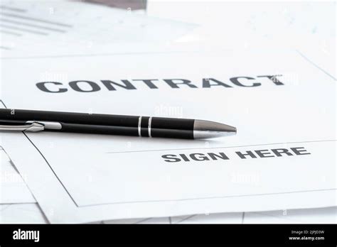 Signature Working Contract Contract Signatures Commitment Working