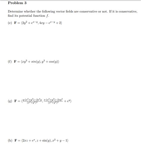 Solved Problem Determine Whether The Following Vector Chegg