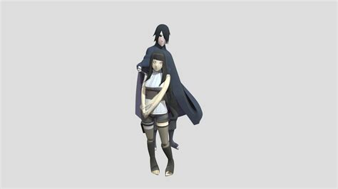 Boruto Next Gen Sasuke Uchiha And Hinata Hyuga Download Free 3d Model By Iithedarkness94ii
