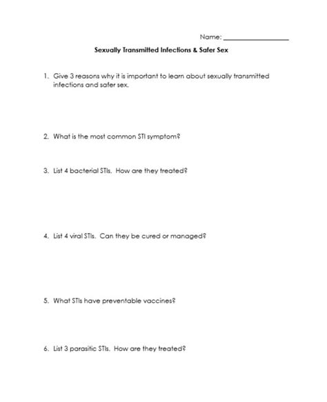 Sexually Transmitted Infections And Safer Sex Lesson Powerpoint Sexually Transmitted Infections And Safer Sex Lesson Powerpoint
