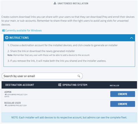Unattended Install For Windows Prey Knowledge Base