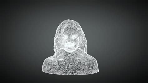 3d Model Serena Williams Realistic Bust Head Ready 3d Model