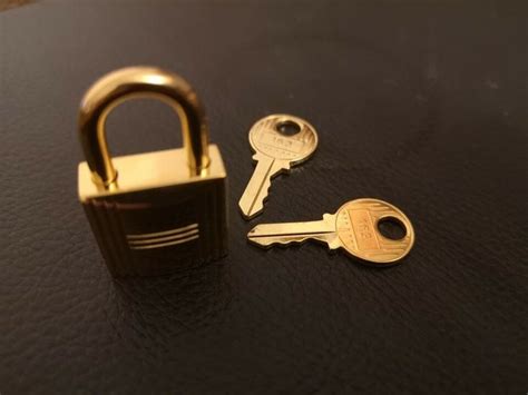 Hermes Lock Hermes Birkin Bag Padlock Handbag Lock Gold Plated Kelly