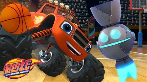 Basketball Blaze Takes Down The Robot Blaze And The Monster Machines Youtube