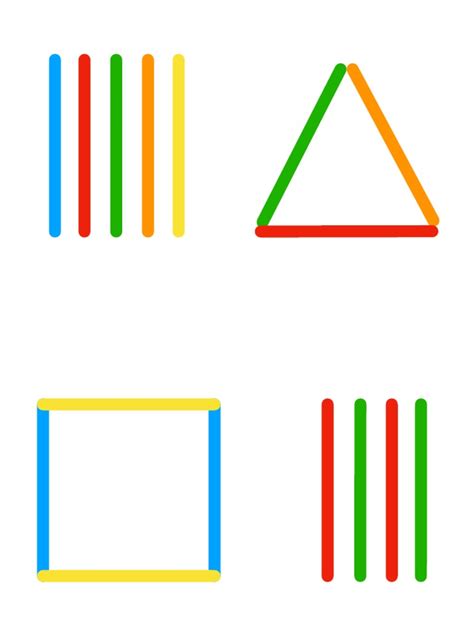 Plantillas Palos Colores Pdf
