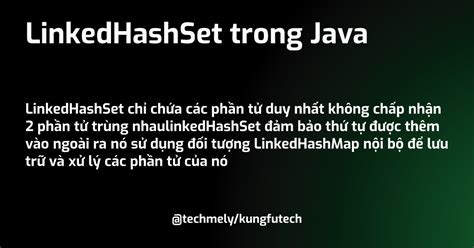 linkedhashset trong java