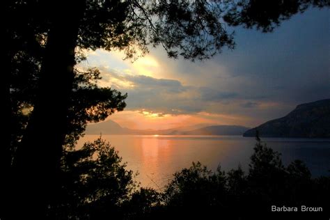 Maratea Sunset By Barbara Brown Redbubble
