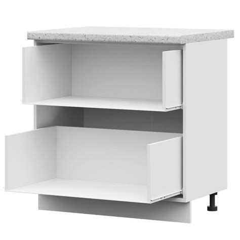 Корпус ШН2Я 800 шкаф нижн с 2 ящ Белый Без столешницы купить с
