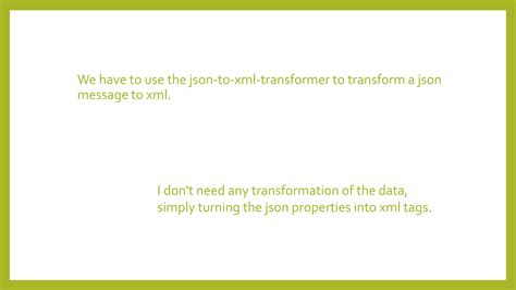 Json To Xml Esb Transformation Pptx