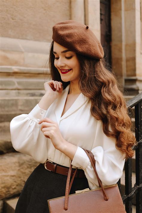 Long Sleeve Silk Blouse Julie Hat Fashion Fashion Silk Blouse