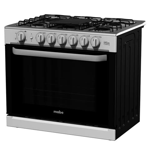 Estufa De Empotre 80 Cm 30 Pulgadas Plata Mercury Mabe Emc80170s0