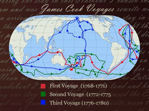 A Map Showing The Route Of The Resolution And Discovery During Download Scientific Diagram