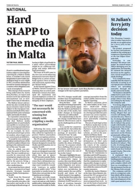 Dr Justin Borg-Barthet has been researching legal reforms to improve press freedoms | News | The ...