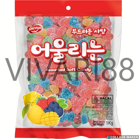 Jual Naraya Assorted Soft Candy 1kg Shopee Indonesia