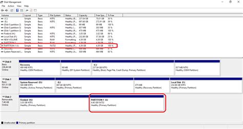 steps to set up multiple partitions on a flash drive on windows 10