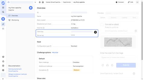 Getting Started With Yandex Smartcaptcha Yandex Cloud Documentation