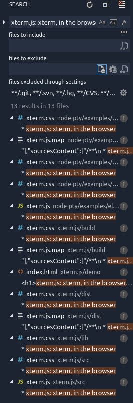 Search Use Gitignore Doesn T Work When UseRipgrep False Issue Microsoft Vscode