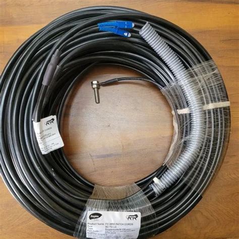 SC Armored Fiber Optic Patch Cord PVC Black At Piece In Pune ID