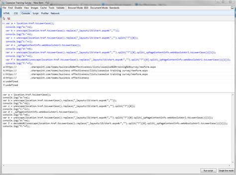 topic configuration issues sharepoint javascripts