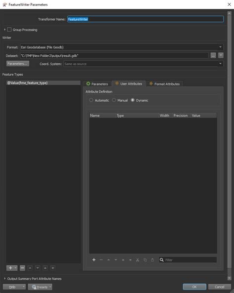 connecting many feature classes with many transformers community