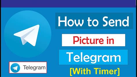 How to send picture in telegram with timer - YouTube